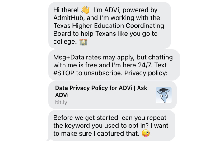 Texas OnCourse Website